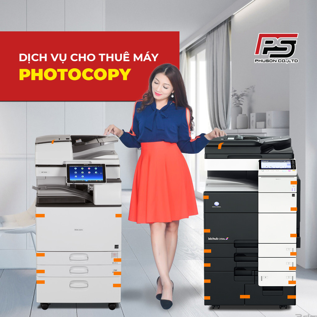 Dịch vụ Thuê máy Photocopy tại Hà Nội giá rẻ, chuyên nghiệp